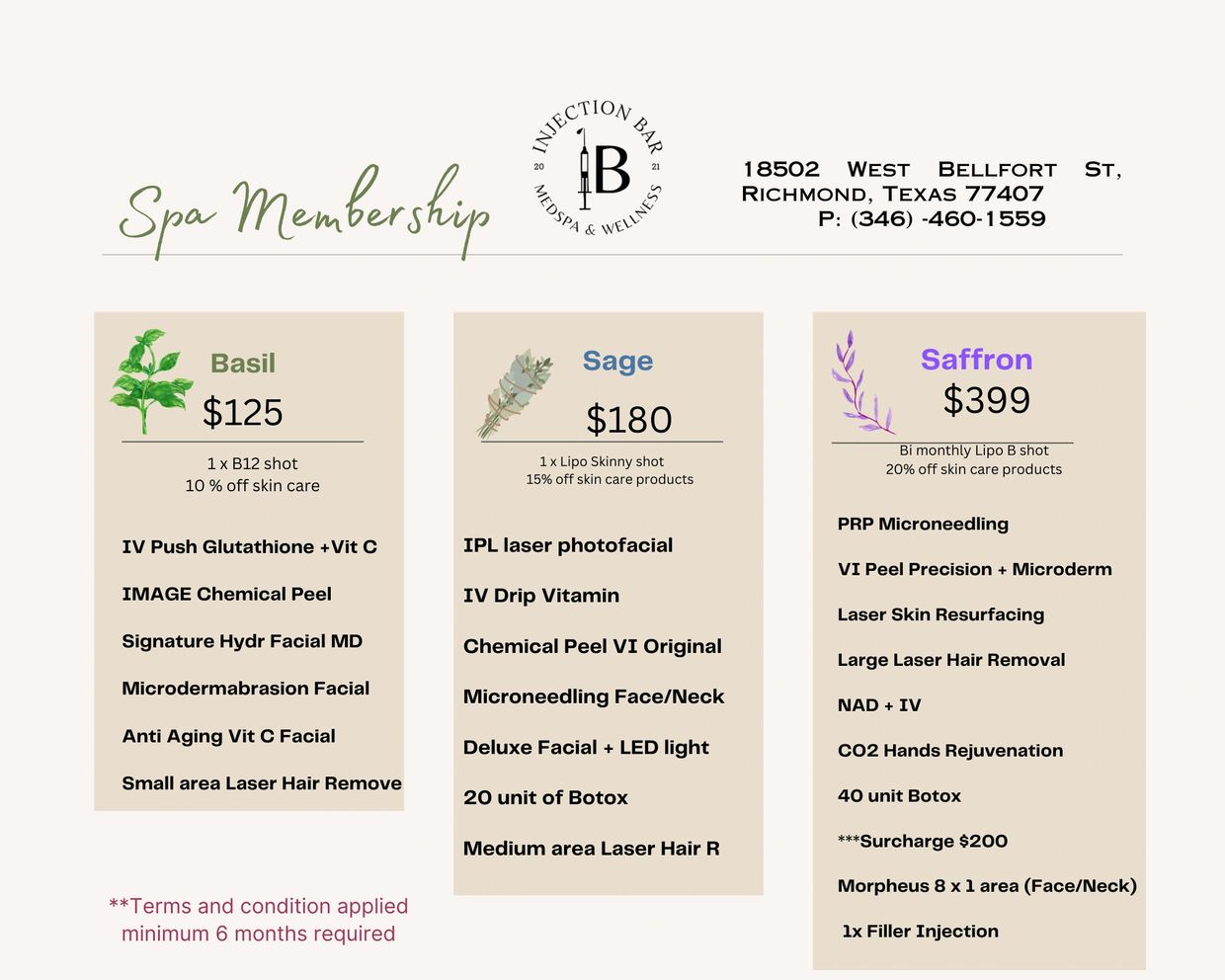 Loyalty Membership | Injection Bar Medspa & Wellness